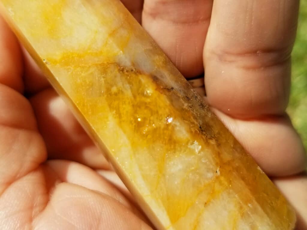 Golden Healer Quartz Tower - Spiritual Lotus