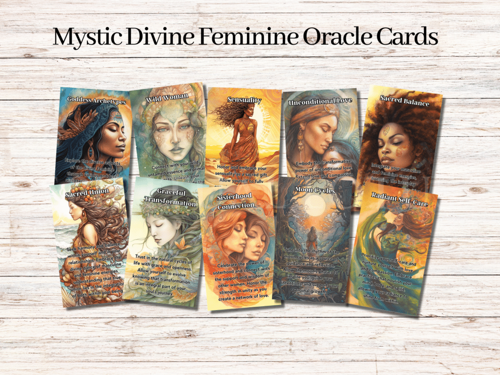Mystic Divine Feminine Oracle Cards (Digital Download)